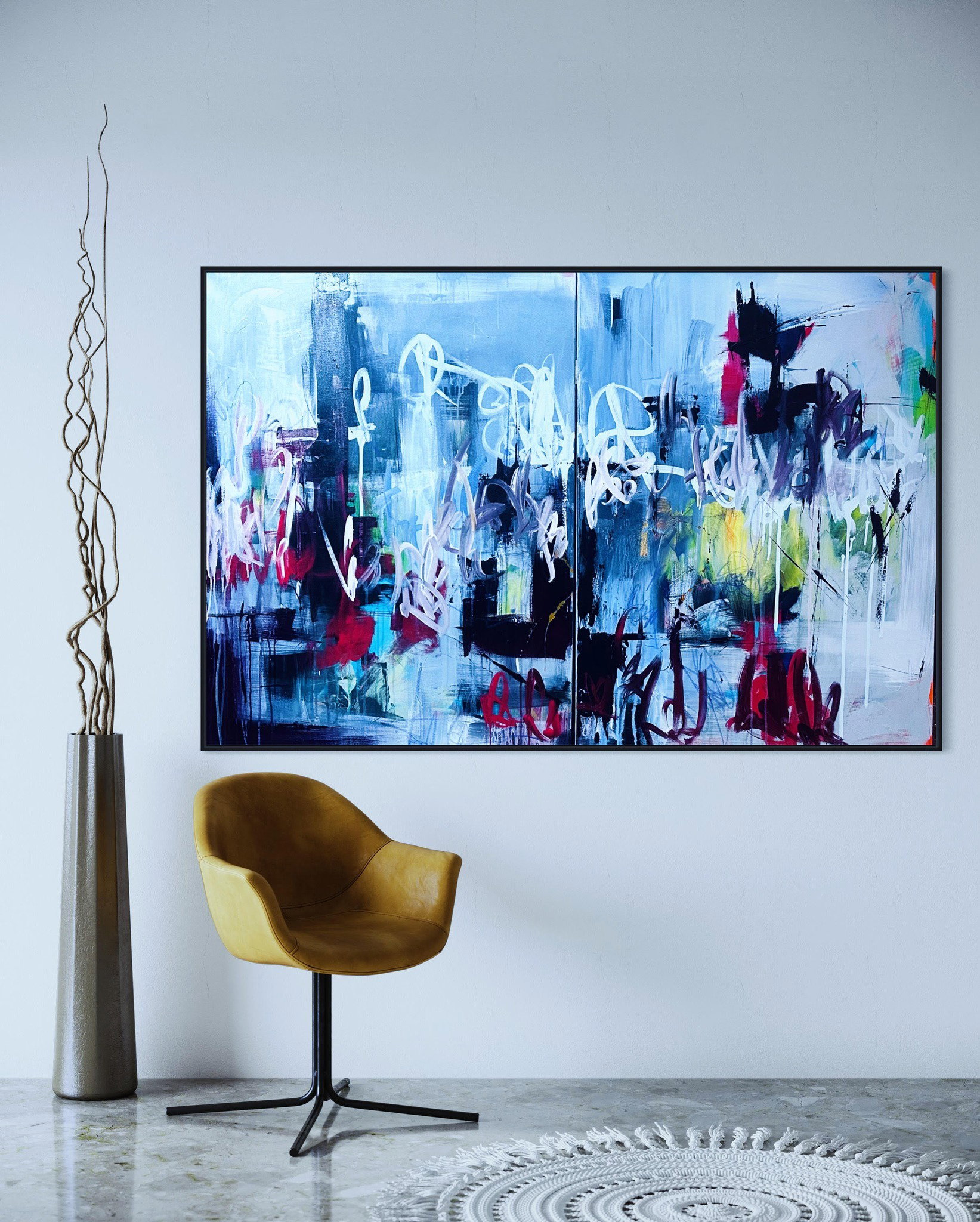 Modern Art by Catherine Schneider - Modern large format paintings.