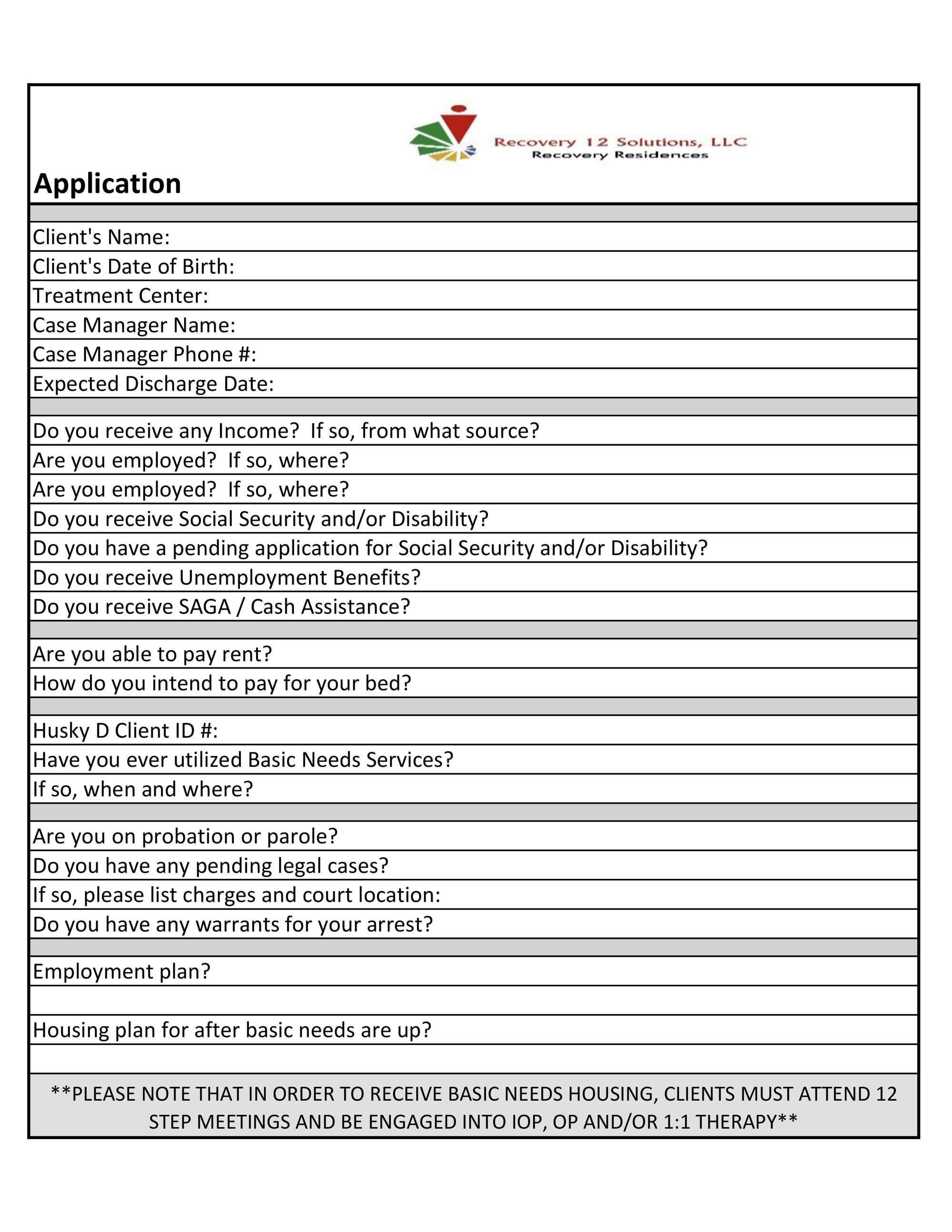 Recovery Twelve Solutions - Recovery Residences