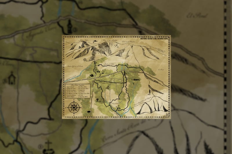 Mapa Historia Secreta del Bosque Panul