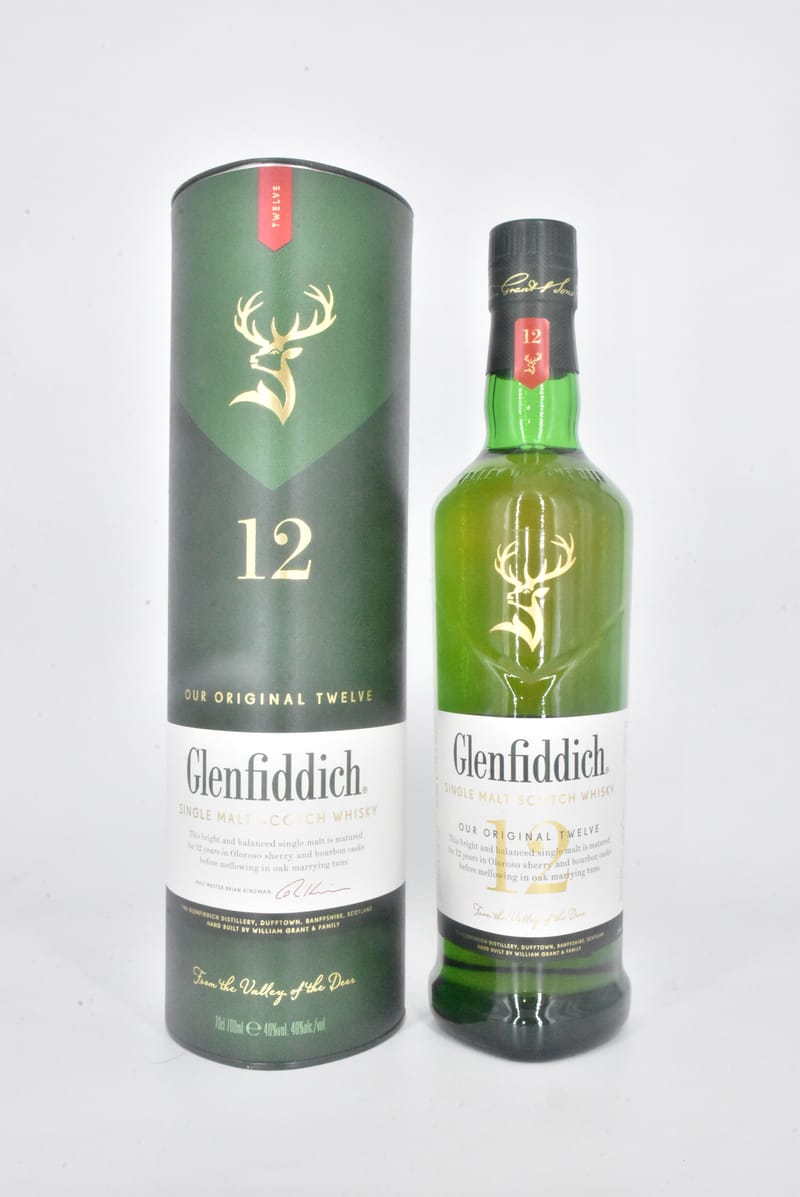 Glenfiddich 12 Years Single Malt Scotch Whisky